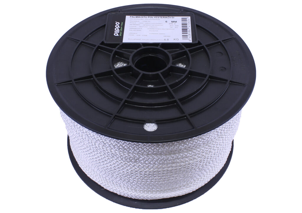 Braided polyester rope, many diameters - PiippoShop | Manilla Oy