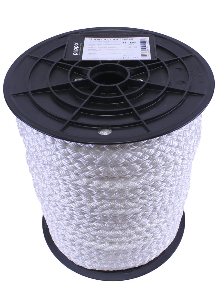 Braided polyester rope, many diameters - PiippoShop | Manilla Oy