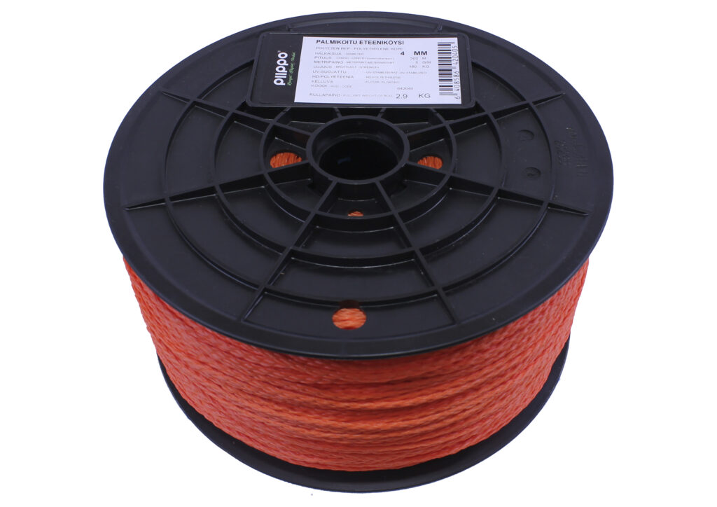Braided polyethylene rope, many diameters - PiippoShop | Manilla Oy