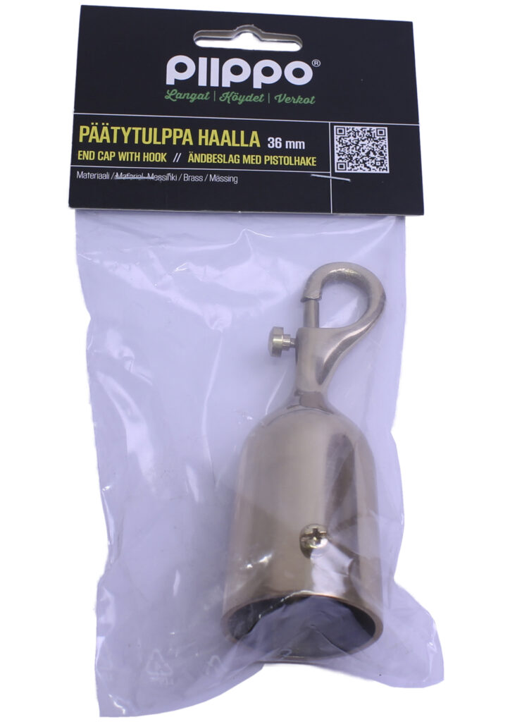 Rope plug with hook 38mm, many colors - PiippoShop | Manilla Oy