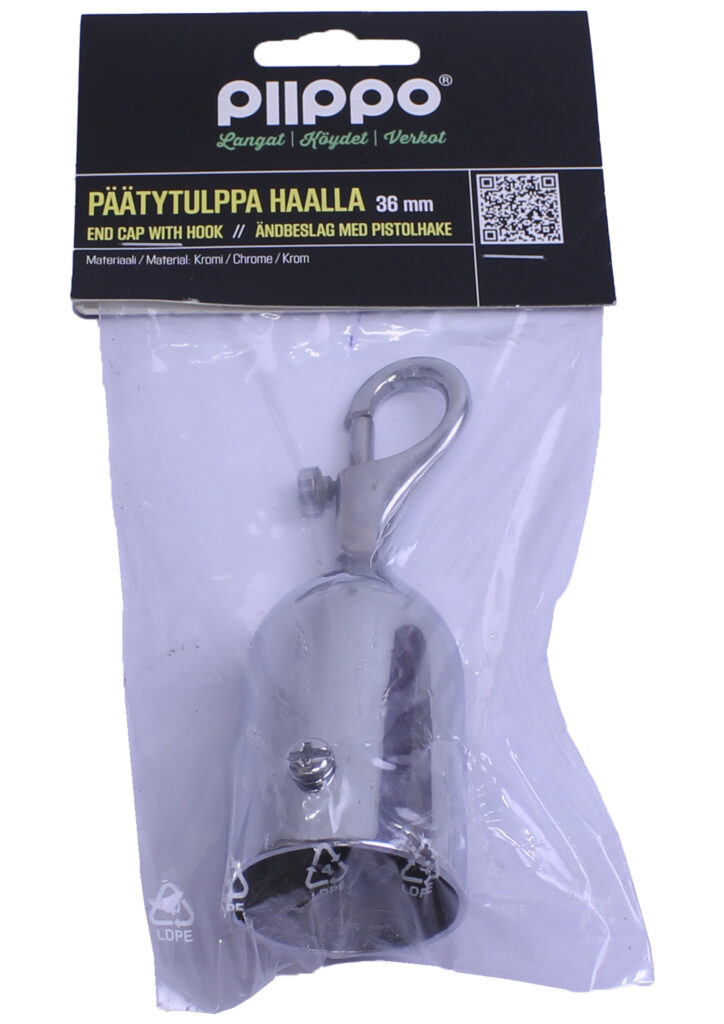 Rope plug with hook 38mm, many colors - PiippoShop | Manilla Oy